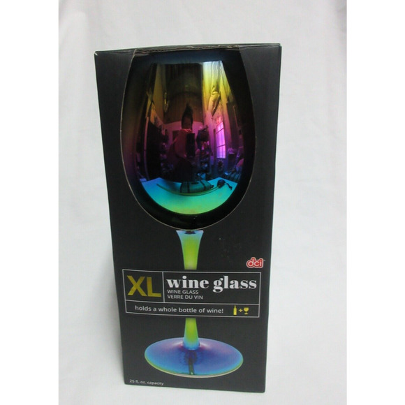 Dci | Dining | Dci Iridescent Xl Wine Glass Holds Bottle Of Wine 75ml ...
